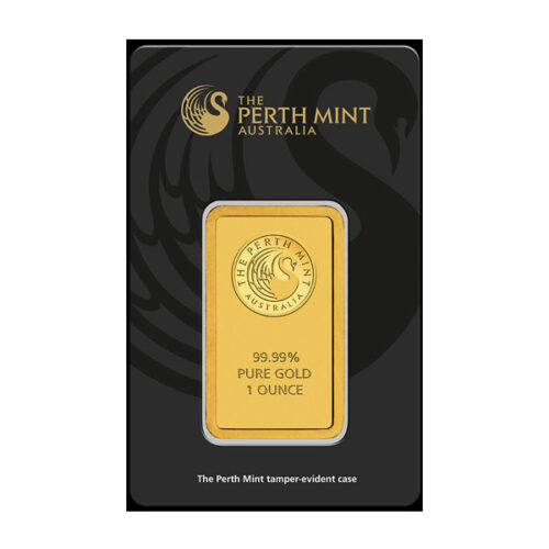 1 OZ GOLD PERTH MINT BAR - Al Madina Jewellers