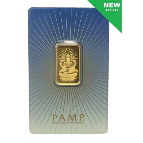 Gold 5 Gram Pamp Suisse Laxmi Bar - Al Madina Jewellers