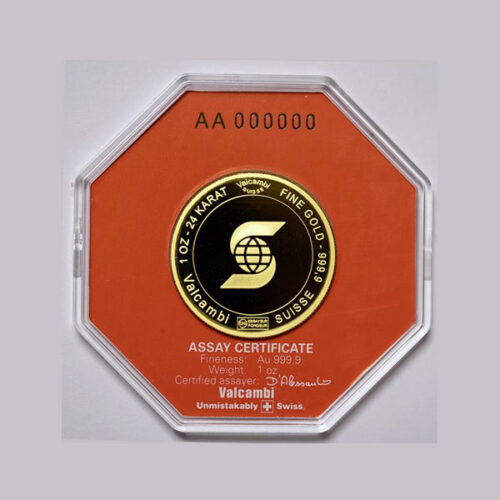 1 OZ GOLD SCOTIABANK ROUND BAR - Al Madina Jewellers